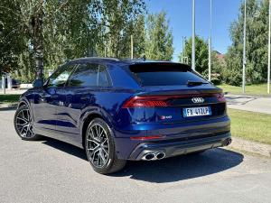 Zils Audi SQ8 2019 Tauragė, ar dzinēja tilpumu 3.96 L un nobraukumu 210 tūkst. km par 49000 €, foto 11 vietnē AUTOMOTO.COM.LV