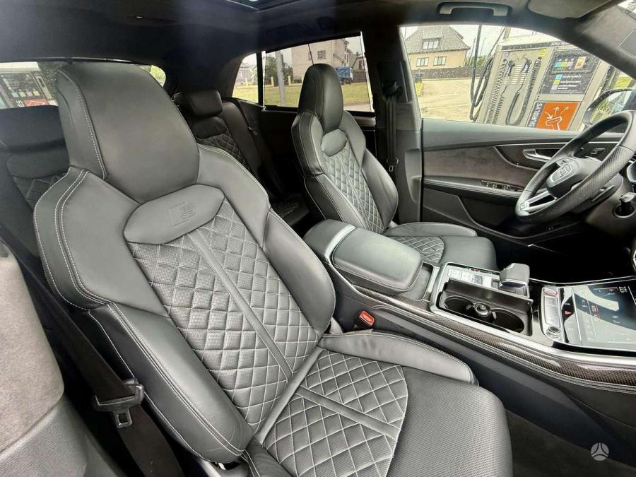 Zils Audi SQ8 2019 Tauragė, ar dzinēja tilpumu 3.96 L un nobraukumu 210 tūkst. km par 49000 €, foto 15 vietnē AUTOMOTO.COM.LV