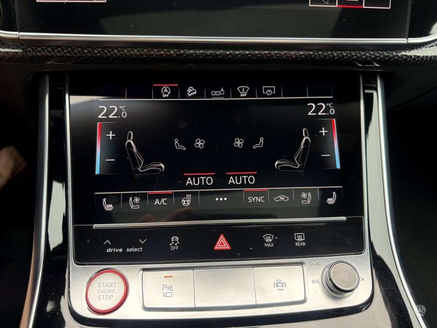 Zils Audi SQ8 2019 Tauragė, ar dzinēja tilpumu 3.96 L un nobraukumu 210 tūkst. km par 49000 €, foto 27 vietnē AUTOMOTO.COM.LV