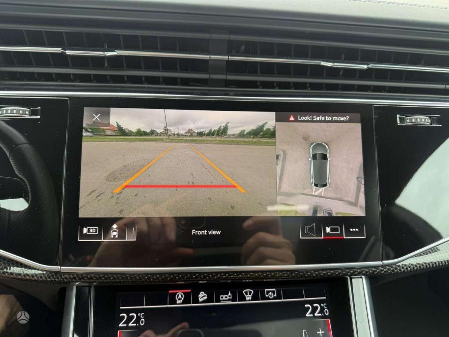Zils Audi SQ8 2019 Tauragė, ar dzinēja tilpumu 3.96 L un nobraukumu 210 tūkst. km par 49000 €, foto 28 vietnē AUTOMOTO.COM.LV