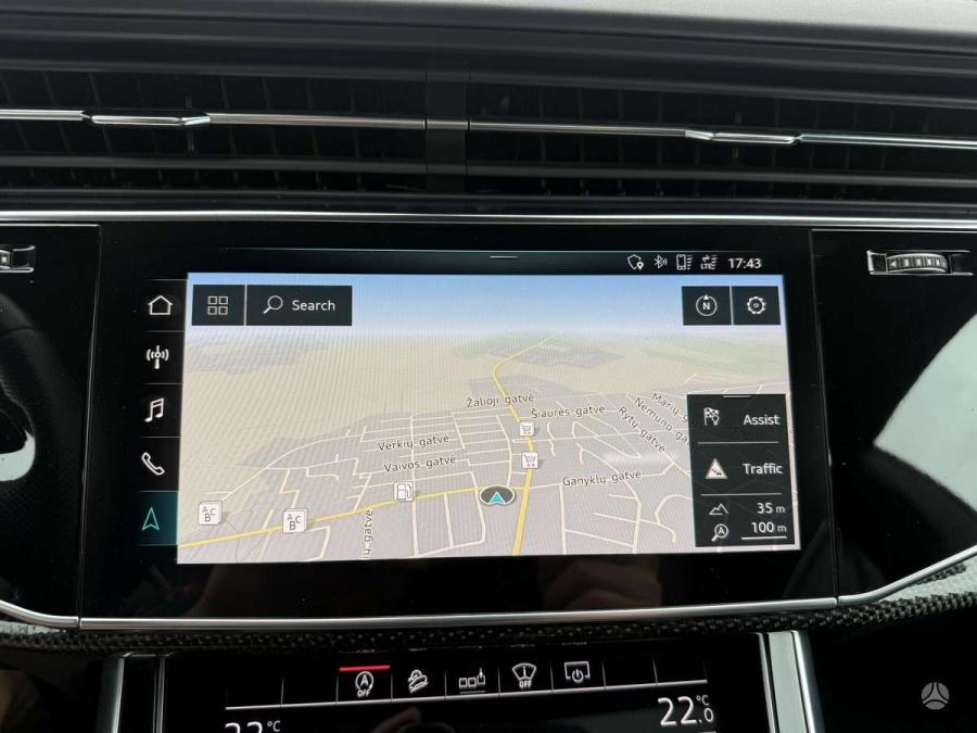 Zils Audi SQ8 2019 Tauragė, ar dzinēja tilpumu 3.96 L un nobraukumu 210 tūkst. km par 49000 €, foto 31 vietnē AUTOMOTO.COM.LV