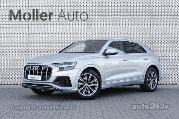 Pelēks Audi SQ8 2019 Rīga, ar dzinēja tilpumu 4.00 L un nobraukumu 197 tūkst. km par 56364 €, foto 1 vietnē AUTOMOTO.COM.LV