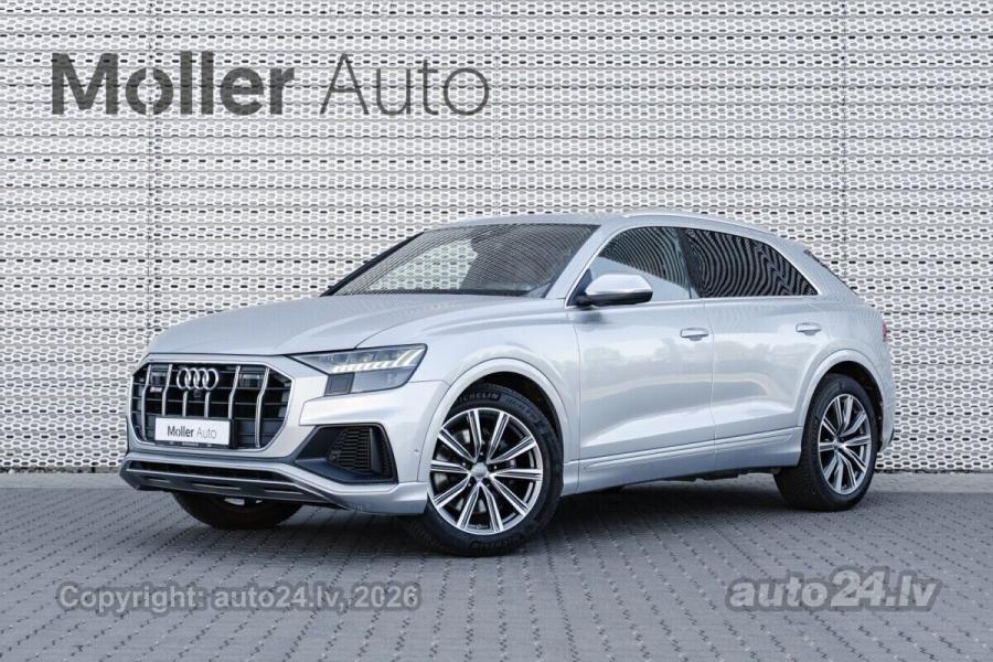 Pelēks Audi SQ8 2019 Rīga, ar dzinēja tilpumu 4.00 L un nobraukumu 197 tūkst. km par 56364 €, foto 1 vietnē AUTOMOTO.COM.LV