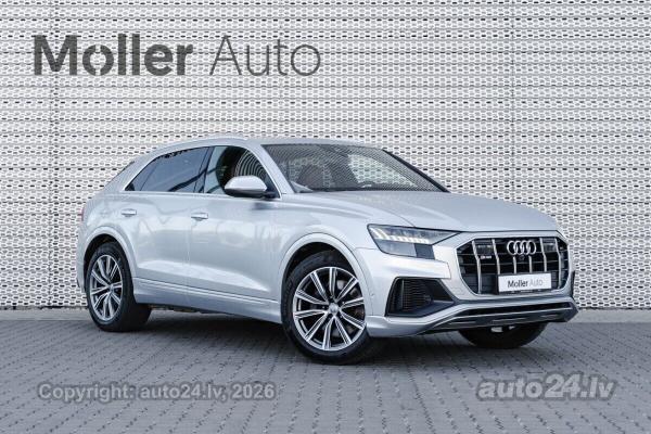 Pelēks Audi SQ8 2019 Rīga, ar dzinēja tilpumu 4.00 L un nobraukumu 197 tūkst. km par 56364 €, foto 2 vietnē AUTOMOTO.COM.LV