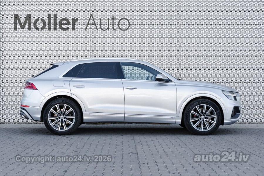 Pelēks Audi SQ8 2019 Rīga, ar dzinēja tilpumu 4.00 L un nobraukumu 197 tūkst. km par 56364 €, foto 6 vietnē AUTOMOTO.COM.LV
