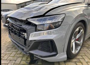 Grey Audi SQ8 2023 in Klaipeda, with an engine capacity of 4.00 L and mileage of 36 thousand km for 31000 €, photo 11 on AUTOMOTO.COM.LV