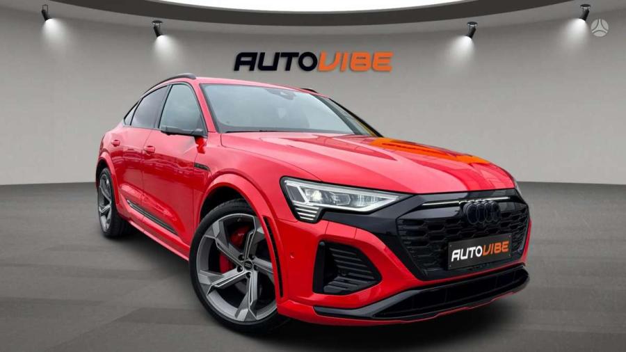 Красный Ауди SQ8 Sportback e-tron 2024 в Вильнюс, объемом двигателя 0.00 л и пробегом 5 тыс. км за 65555 €, фото 1 на AUTOMOTO.COM.LV