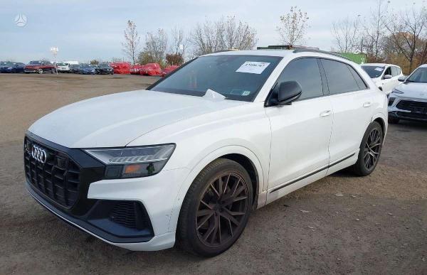 White Audi SQ8 2021 in Vilnius, with an engine capacity of 4.00 L and mileage of 116 thousand km for 37700 €, photo 4 on AUTOMOTO.COM.LV