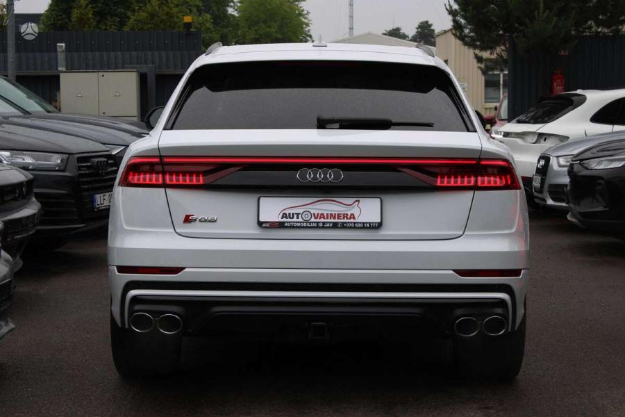 Balts Audi SQ8 2021 Viļņa, ar dzinēja tilpumu 4.00 L un nobraukumu 112 tūkst. km par 53800 €, foto 6 vietnē AUTOMOTO.COM.LV