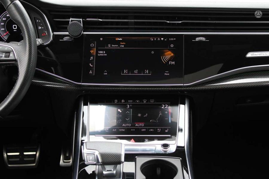 Balts Audi SQ8 2021 Viļņa, ar dzinēja tilpumu 4.00 L un nobraukumu 112 tūkst. km par 53800 €, foto 19 vietnē AUTOMOTO.COM.LV