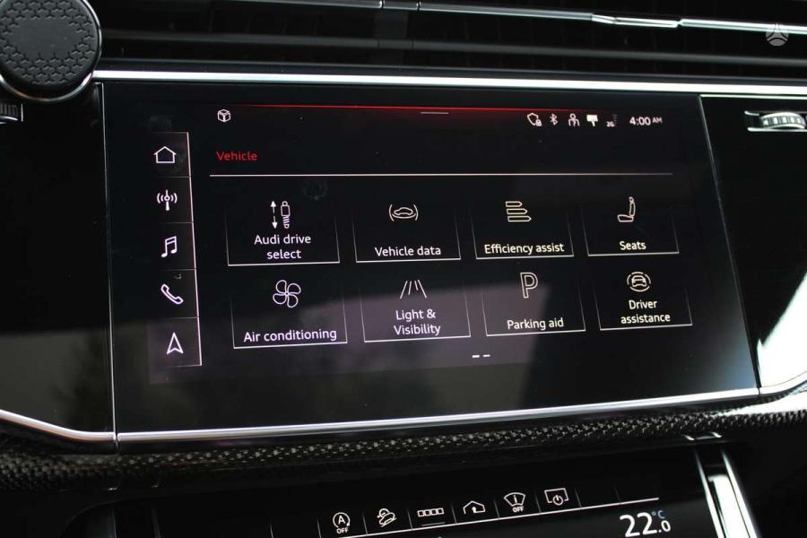 Balts Audi SQ8 2021 Viļņa, ar dzinēja tilpumu 4.00 L un nobraukumu 112 tūkst. km par 53800 €, foto 21 vietnē AUTOMOTO.COM.LV