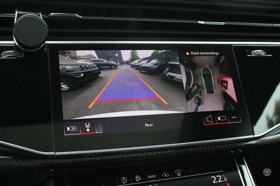 Balts Audi SQ8 2021 Viļņa, ar dzinēja tilpumu 4.00 L un nobraukumu 112 tūkst. km par 53800 €, foto 22 vietnē AUTOMOTO.COM.LV
