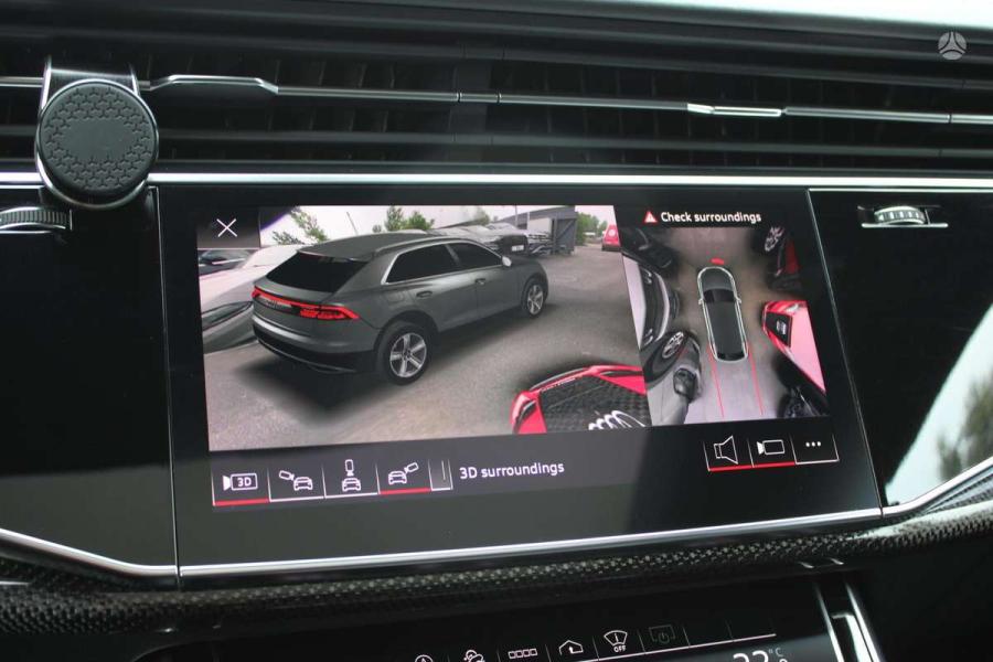 Balts Audi SQ8 2021 Viļņa, ar dzinēja tilpumu 4.00 L un nobraukumu 112 tūkst. km par 53800 €, foto 23 vietnē AUTOMOTO.COM.LV