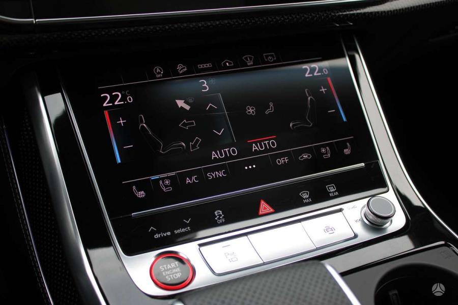Balts Audi SQ8 2021 Viļņa, ar dzinēja tilpumu 4.00 L un nobraukumu 112 tūkst. km par 53800 €, foto 24 vietnē AUTOMOTO.COM.LV