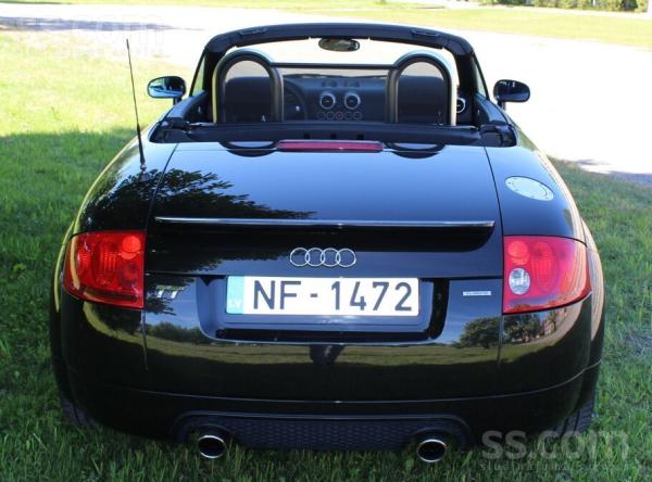 Melns Audi TT 2001 Liepāja, ar dzinēja tilpumu 1.80 L un nobraukumu 278 tūkst. km par 6300 €, foto 1 vietnē AUTOMOTO.COM.LV