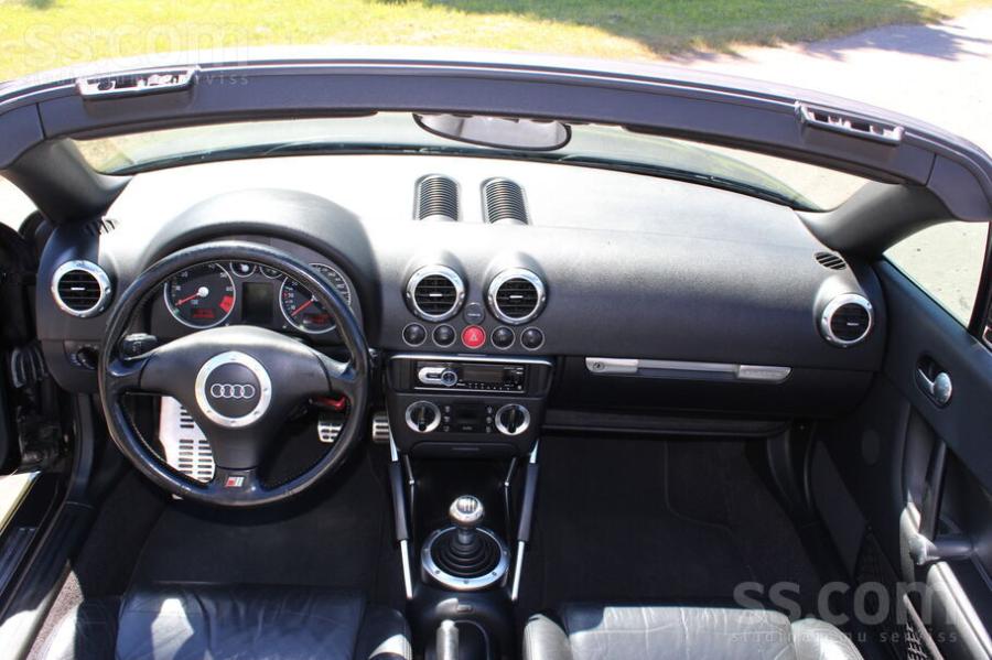 Melns Audi TT 2001 Liepāja, ar dzinēja tilpumu 1.80 L un nobraukumu 278 tūkst. km par 6300 €, foto 11 vietnē AUTOMOTO.COM.LV