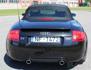 Melns Audi TT 2001 Liepāja, ar dzinēja tilpumu 1.80 L un nobraukumu 278 tūkst. km par 6300 €, foto 13 vietnē AUTOMOTO.COM.LV
