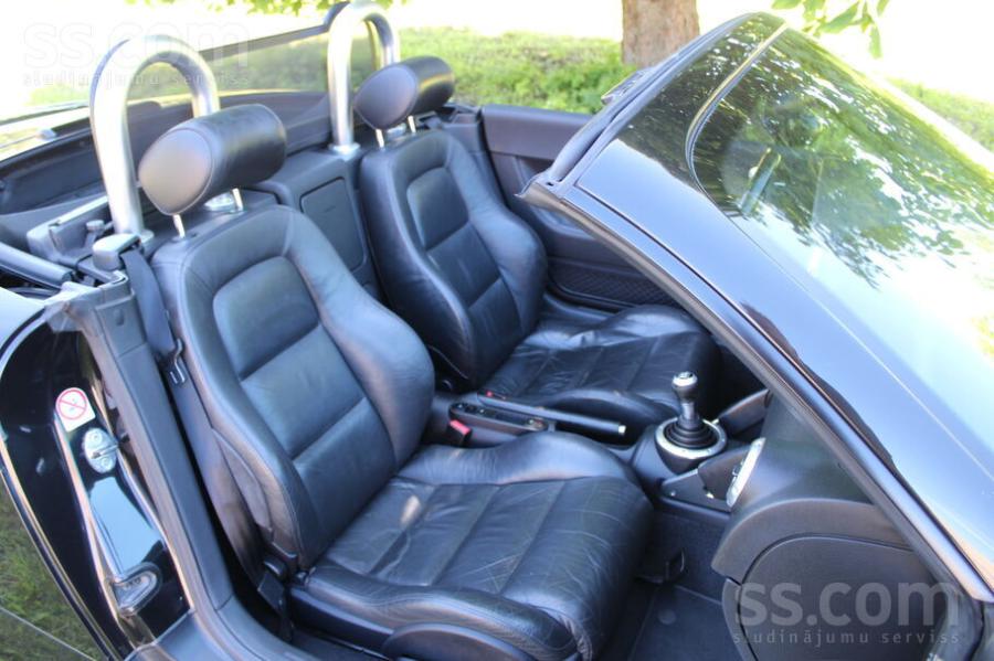 Melns Audi TT 2001 Liepāja, ar dzinēja tilpumu 1.80 L un nobraukumu 278 tūkst. km par 6300 €, foto 9 vietnē AUTOMOTO.COM.LV