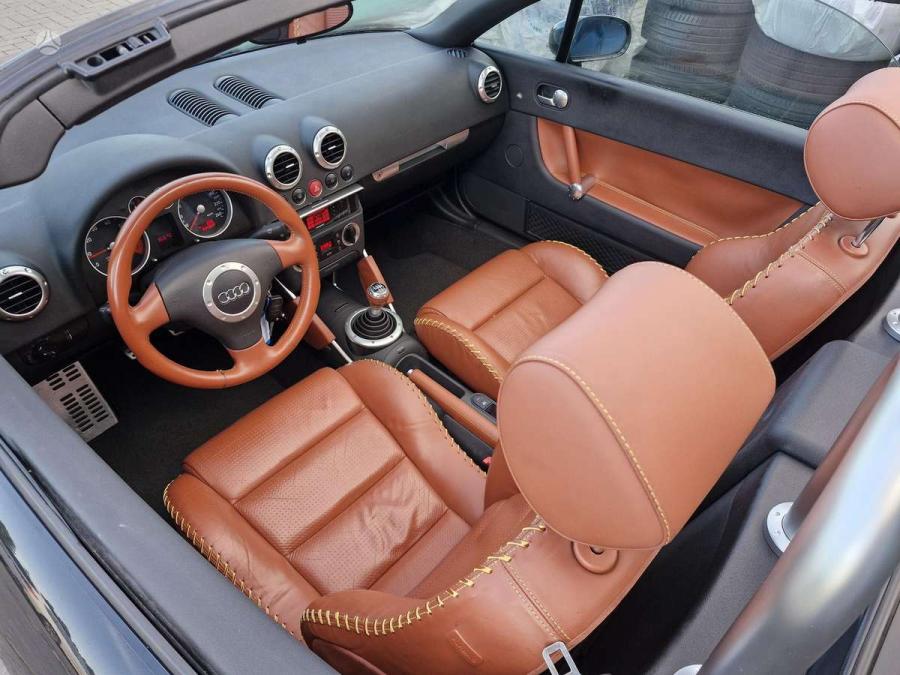 Melns Audi TT 2001 Viļņa, ar dzinēja tilpumu 1.78 L un nobraukumu 235 tūkst. km par 4750 €, foto 17 vietnē AUTOMOTO.COM.LV