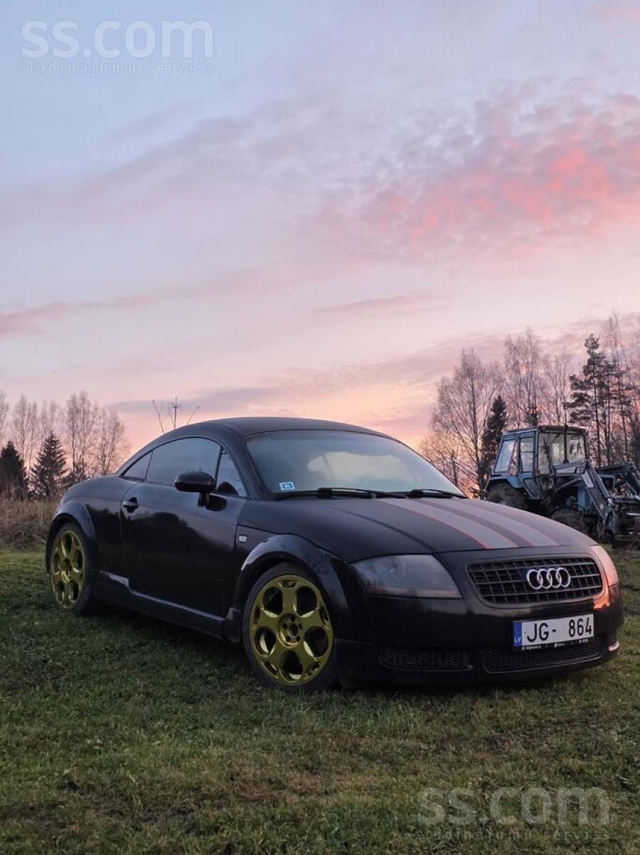 Melns Audi TT 2000 Cēsis, ar dzinēja tilpumu 1.80 L un nobraukumu 294 tūkst. km par 3400 €, foto 1 vietnē AUTOMOTO.COM.LV