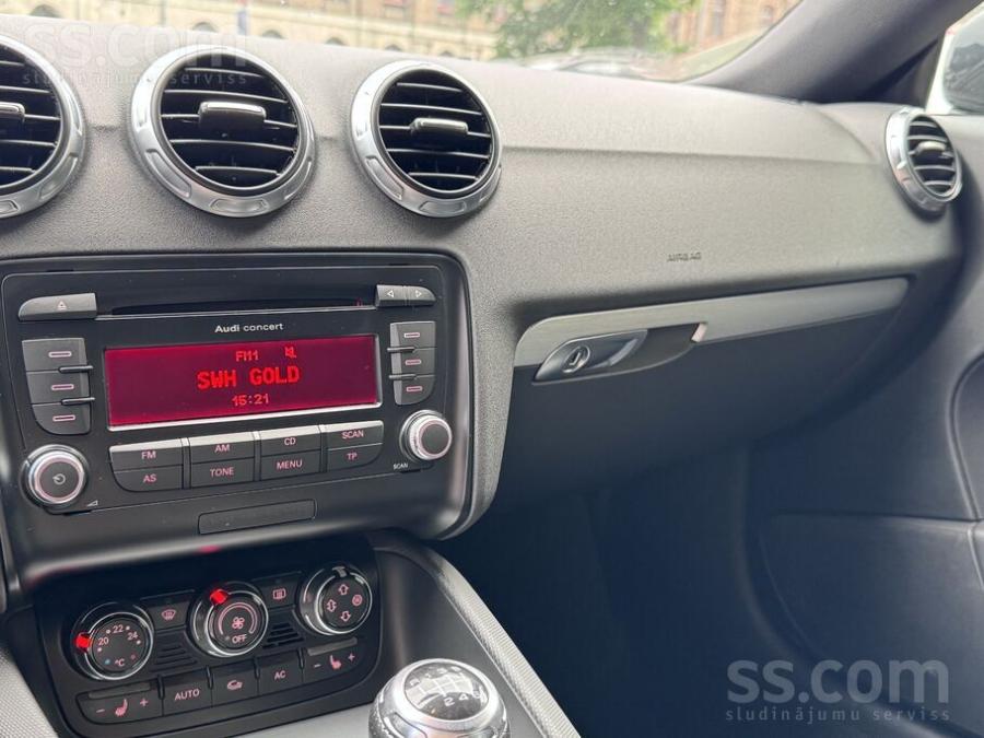 Melns Audi TT 2008 Rīga, ar dzinēja tilpumu 2.00 L un nobraukumu 329 tūkst. km par 8490 €, foto 16 vietnē AUTOMOTO.COM.LV