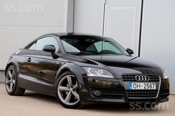 Black Audi TT 2009 in Tukums, with an engine capacity of 2.00 L and mileage of 301 thousand km for 7950 €, photo 1 on AUTOMOTO.COM.LV