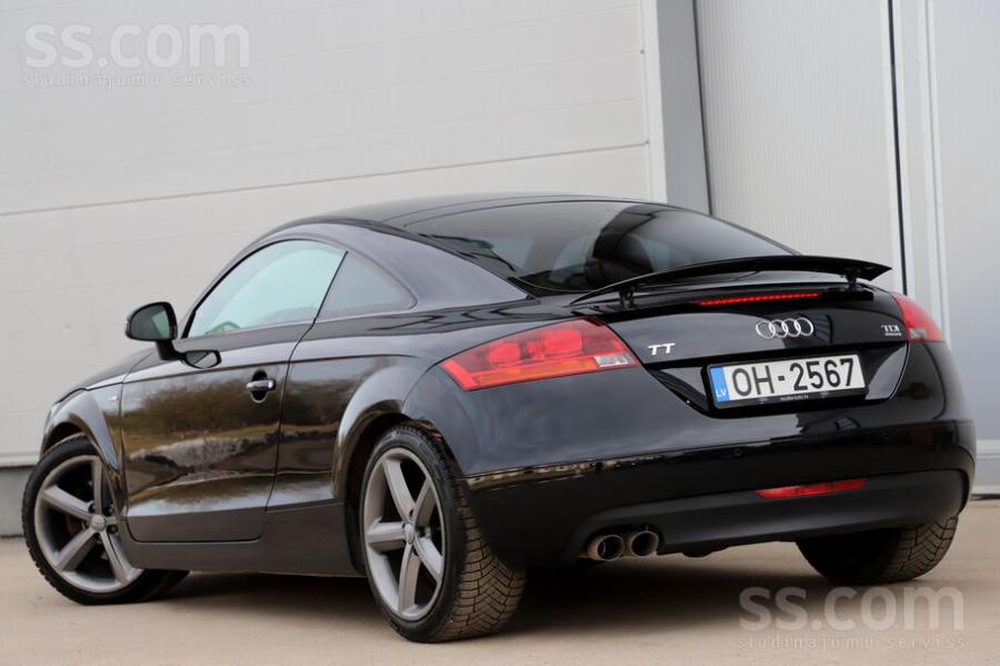 Melns Audi TT 2009 Tukums, ar dzinēja tilpumu 2.00 L un nobraukumu 301 tūkst. km par 7950 €, foto 5 vietnē AUTOMOTO.COM.LV