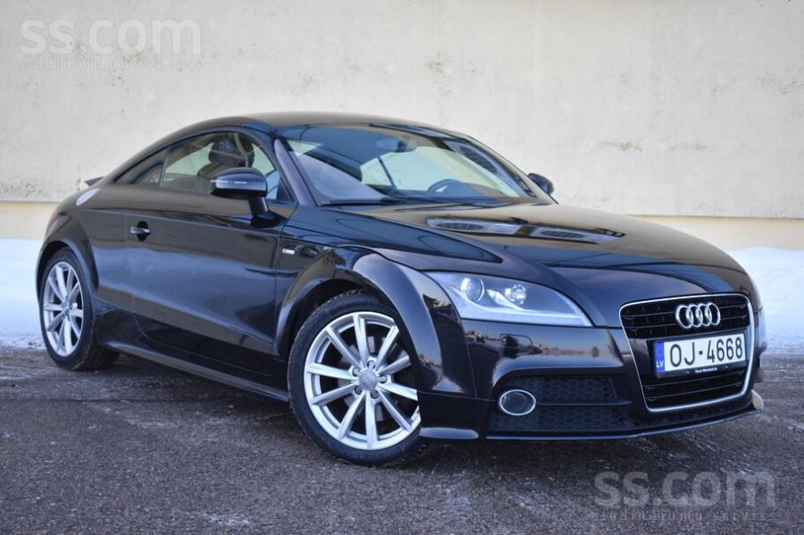 Black Audi TT 2012 in Talsi, with an engine capacity of 1.80 L and mileage of 166 thousand km for 9000 €, photo 1 on AUTOMOTO.COM.LV