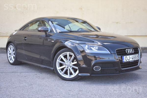 Black Audi TT 2012 in Talsi, with an engine capacity of 1.80 L and mileage of 166 thousand km for 8700 €, photo 1 on AUTOMOTO.COM.LV