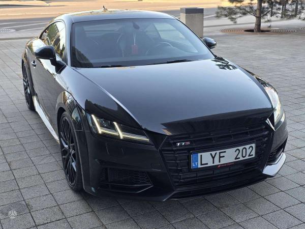Black Audi TT 2016 in Vilnius, with an engine capacity of 2.00 L and mileage of 129 thousand km for 21900 €, photo 1 on AUTOMOTO.COM.LV