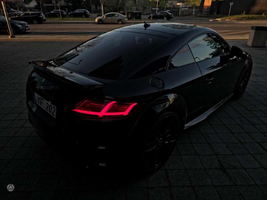 Black Audi TT 2016 in Vilnius, with an engine capacity of 2.00 L and mileage of 129 thousand km for 21900 €, photo 4 on AUTOMOTO.COM.LV