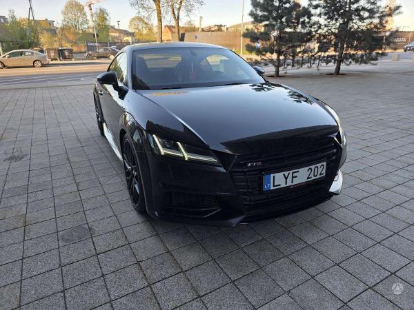 Black Audi TT 2016 in Vilnius, with an engine capacity of 2.00 L and mileage of 129 thousand km for 21900 €, photo 5 on AUTOMOTO.COM.LV