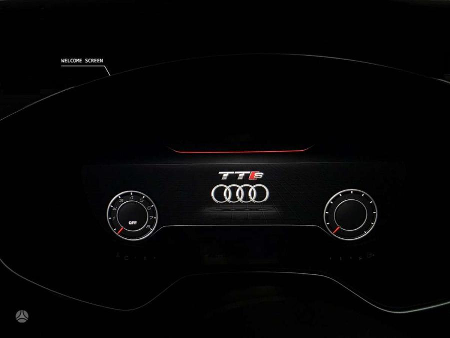 Black Audi TT 2016 in Vilnius, with an engine capacity of 2.00 L and mileage of 129 thousand km for 21900 €, photo 19 on AUTOMOTO.COM.LV