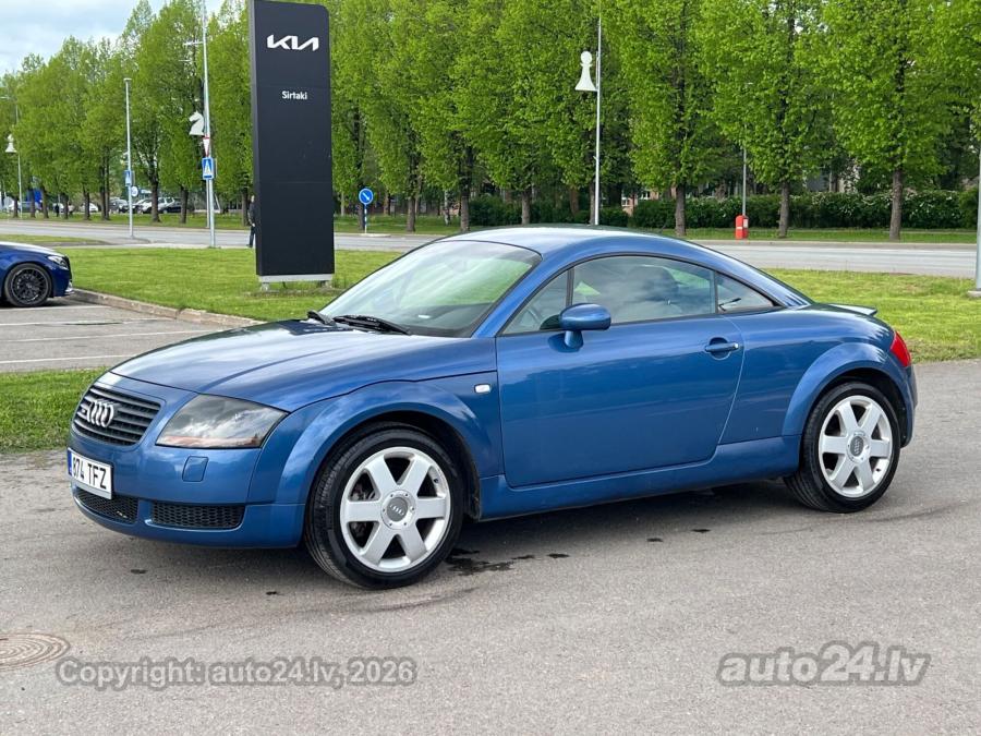Blue Audi TT 1999 in Narva, with an engine capacity of 1.80 L and mileage of 320 thousand km for 2499 €, photo 1 on AUTOMOTO.COM.LV