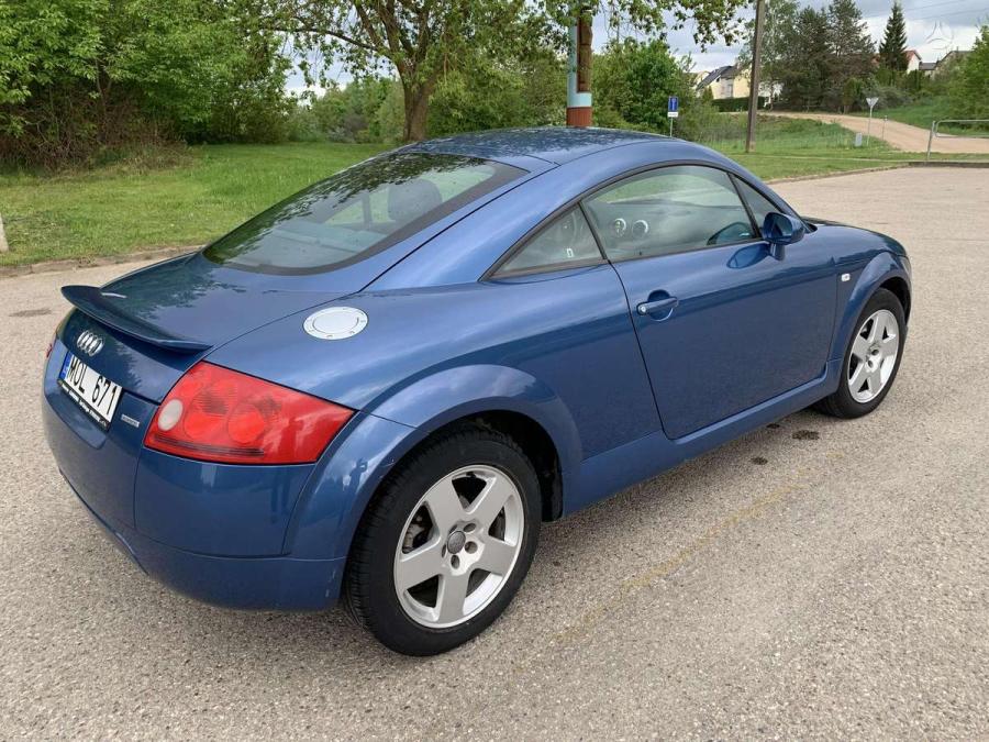 Blue Audi TT 2000 in Utena, with an engine capacity of 1.78 L and mileage of 255 thousand km for 3750 €, photo 5 on AUTOMOTO.COM.LV