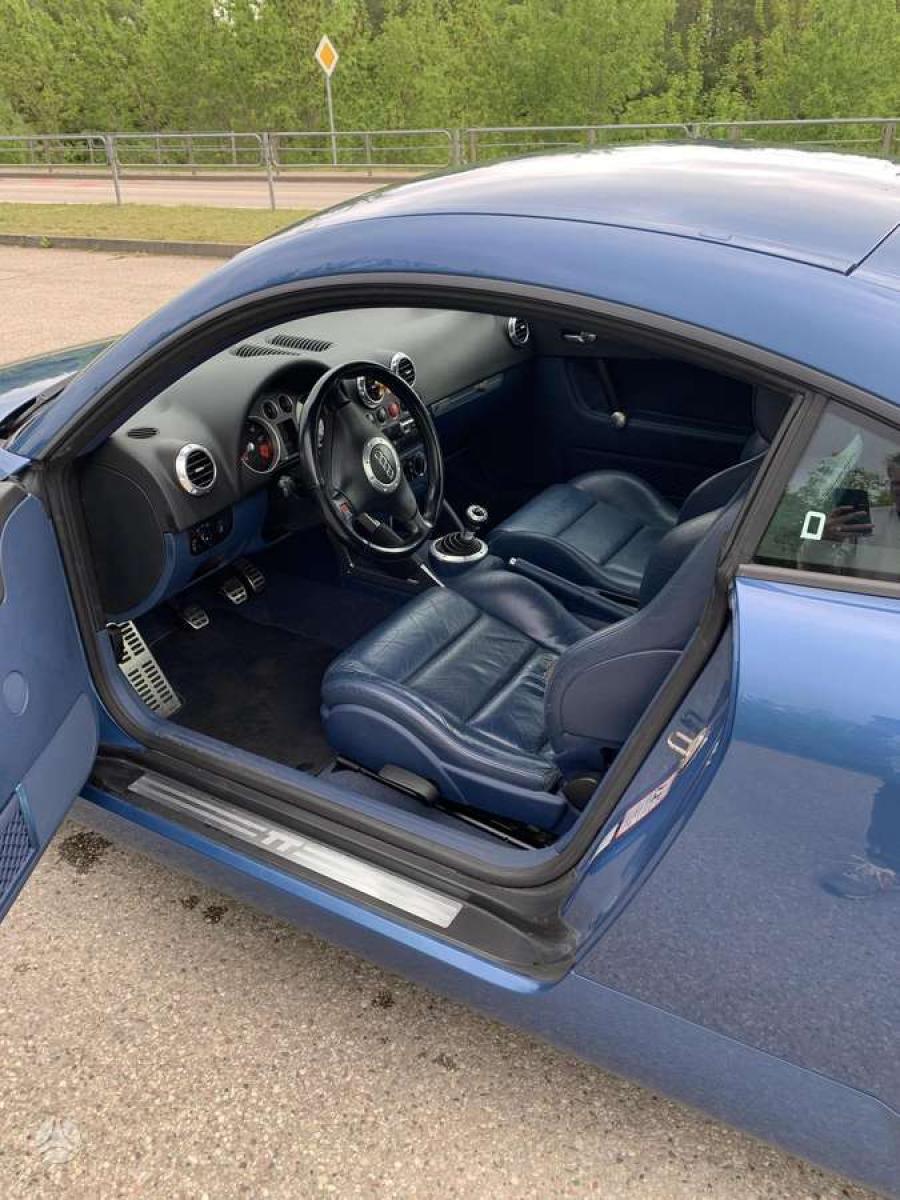 Blue Audi TT 2000 in Utena, with an engine capacity of 1.78 L and mileage of 255 thousand km for 3750 €, photo 8 on AUTOMOTO.COM.LV