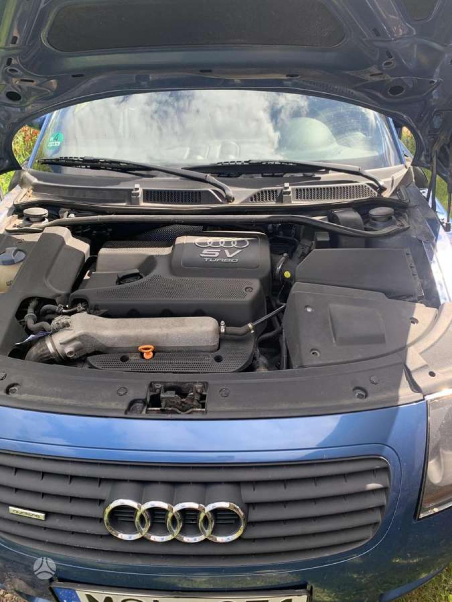 Blue Audi TT 2000 in Utena, with an engine capacity of 1.78 L and mileage of 255 thousand km for 3750 €, photo 16 on AUTOMOTO.COM.LV