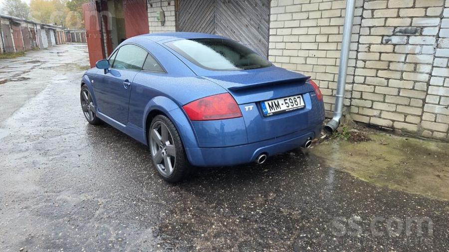 Blue Audi TT 2001 in Riga, with an engine capacity of 1.80 L and mileage of 192 thousand km for 2500 €, photo 3 on AUTOMOTO.COM.LV