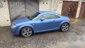 Blue Audi TT 2001 in Riga, with an engine capacity of 1.80 L and mileage of 192 thousand km for 2500 €, photo 6 on AUTOMOTO.COM.LV