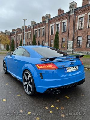 Blue Audi TT 2019 in Tallinn, with an engine capacity of 2.50 L and mileage of 64 thousand km for 53000 €, photo 6 on AUTOMOTO.COM.LV