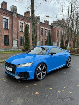 Blue Audi TT 2019 in Tallinn, with an engine capacity of 2.50 L and mileage of 64 thousand km for 53000 €, photo 8 on AUTOMOTO.COM.LV