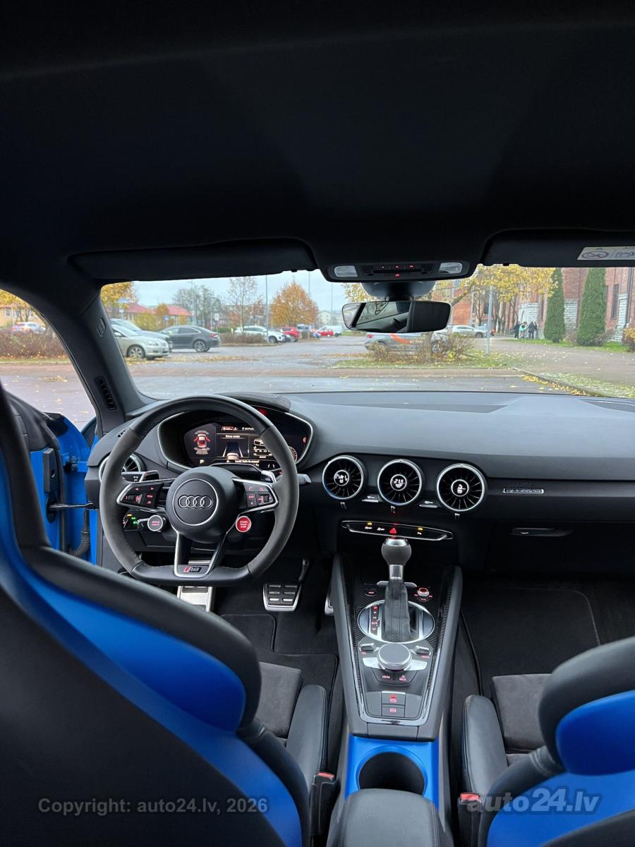 Blue Audi TT 2019 in Tallinn, with an engine capacity of 2.50 L and mileage of 64 thousand km for 53000 €, photo 14 on AUTOMOTO.COM.LV