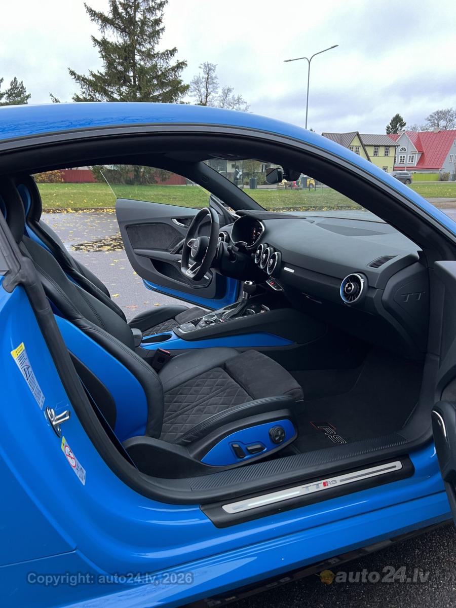 Blue Audi TT 2019 in Tallinn, with an engine capacity of 2.50 L and mileage of 64 thousand km for 53000 €, photo 19 on AUTOMOTO.COM.LV