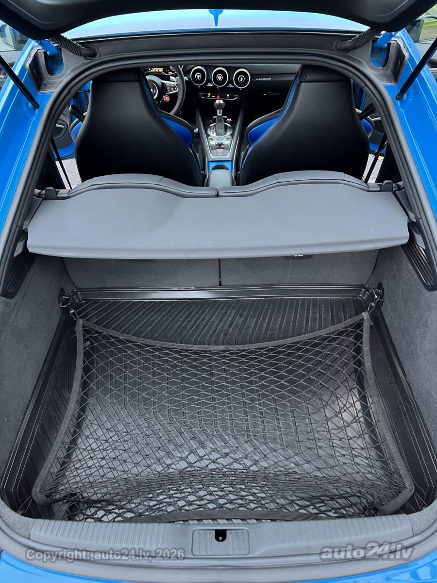 Blue Audi TT 2019 in Tallinn, with an engine capacity of 2.50 L and mileage of 64 thousand km for 53000 €, photo 21 on AUTOMOTO.COM.LV