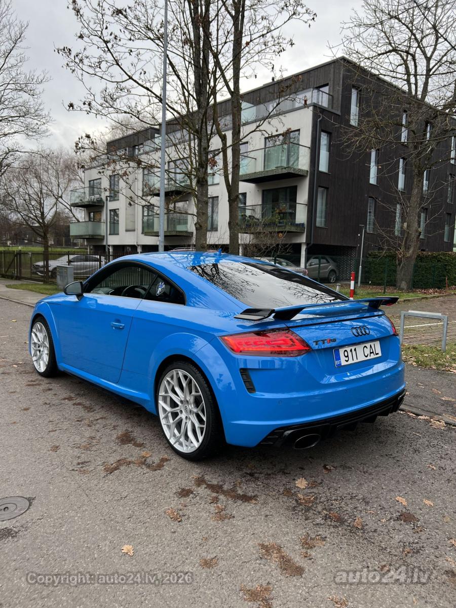 Blue Audi TT 2019 in Tallinn, with an engine capacity of 2.50 L and mileage of 64 thousand km for 53000 €, photo 26 on AUTOMOTO.COM.LV