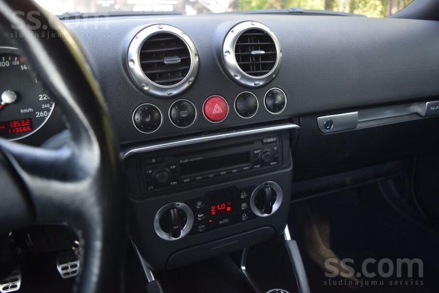 Audi TT 2000 Rīga, ar dzinēja tilpumu 1.80 L un nobraukumu 114 tūkst. km par 9900 €, foto 13 vietnē AUTOMOTO.COM.LV