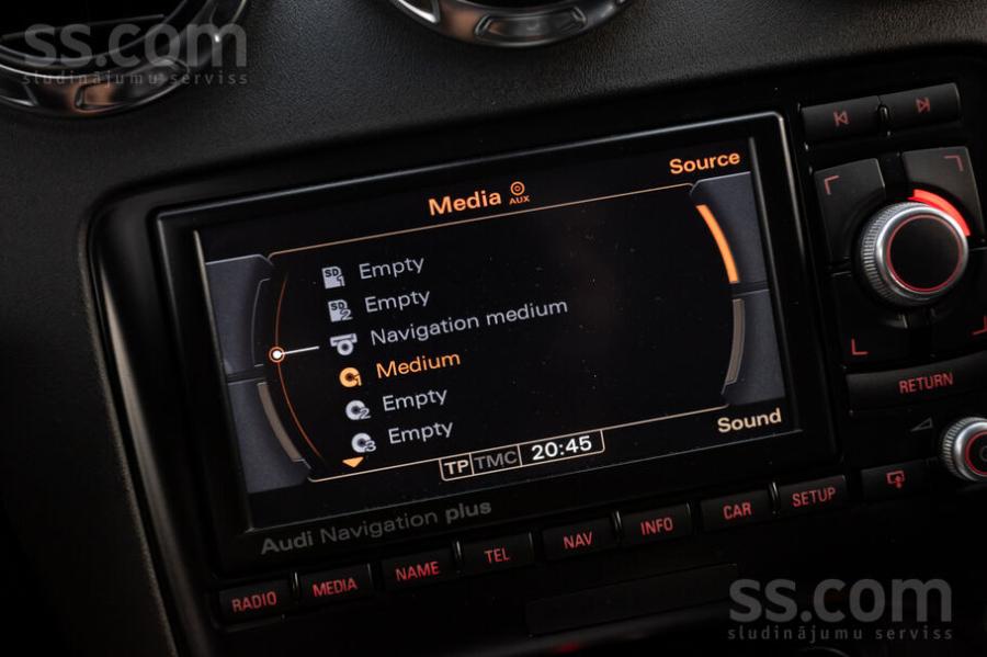 Audi TT 2010 in Riga, with an engine capacity of 2.00 L and mileage of 220 thousand km for 12300 €, photo 25 on AUTOMOTO.COM.LV