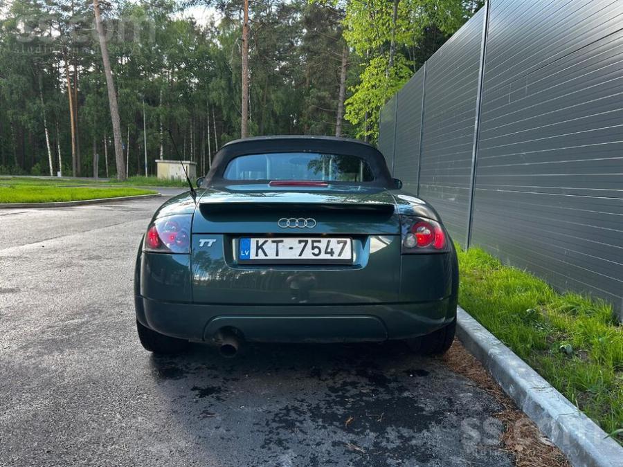 Zaļš Audi TT 2000 Ogre, ar dzinēja tilpumu 1.80 L un nobraukumu 275 tūkst. km par 3500 €, foto 9 vietnē AUTOMOTO.COM.LV