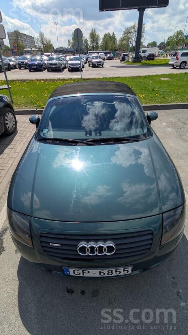 Green Audi TT 2001 in Riga, with an engine capacity of 1.80 L and mileage of 200 thousand km for 2900 €, photo 2 on AUTOMOTO.COM.LV