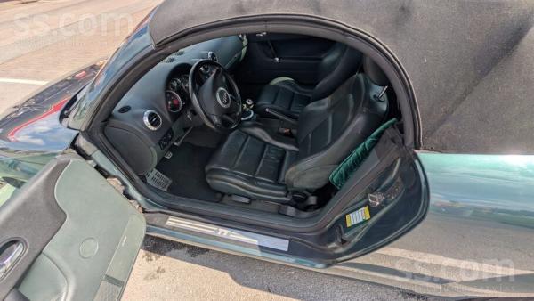 Green Audi TT 2001 in Riga, with an engine capacity of 1.80 L and mileage of 200 thousand km for 2900 €, photo 8 on AUTOMOTO.COM.LV